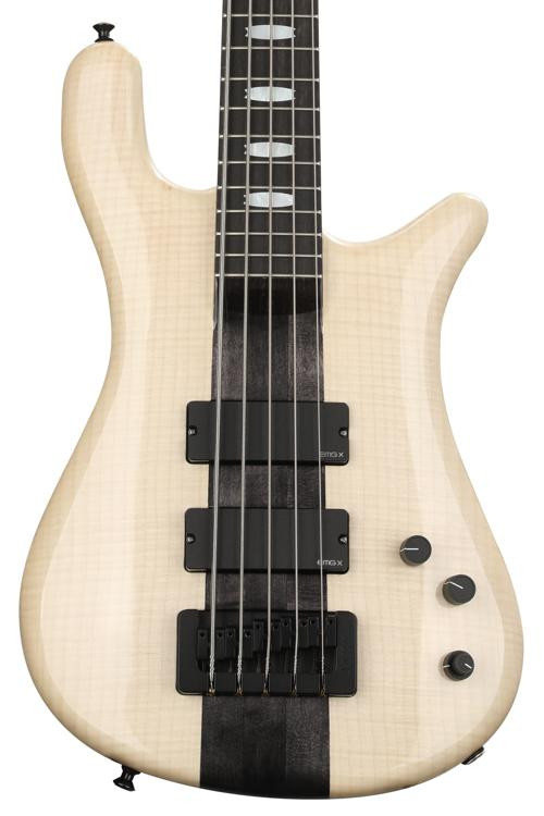 Spector USA NS-5XL Bass Guitar - Black & White | Sweetwater