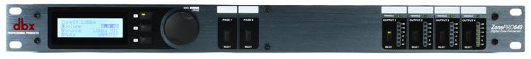 dbx ZonePRO 640 6x4 Digital Zone Processor | Sweetwater