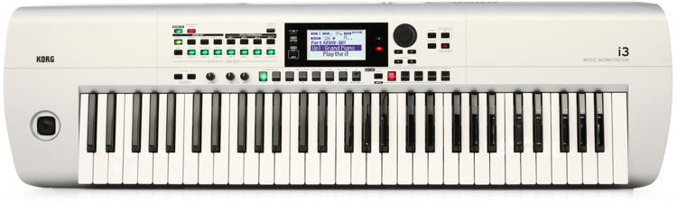 Korg i3 Arranger Keyboard - Silver | Sweetwater