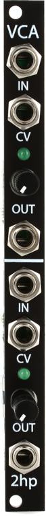 2HP VCA Eurorack Linear VCA Module - Black | Sweetwater