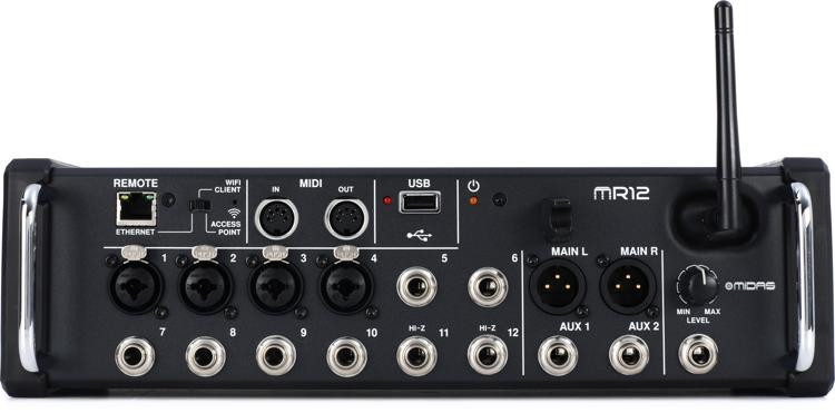 Midas MR12 12-channel Tablet-controlled Digital Mixer | Sweetwater