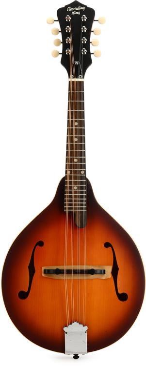 Recording King Dirty 30s A-style Mandolin - Tobacco Sunburst | Sweetwater