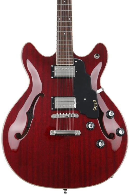 Guild Starfire I 12-ST 12-string Semi-hollow Electric Guitar - Cherry ...