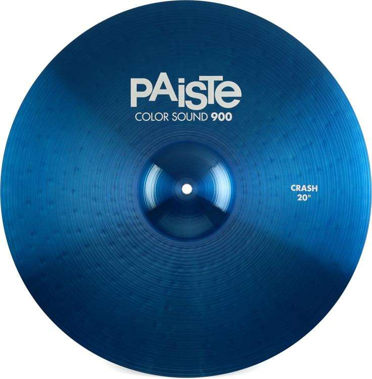 Paiste 20 inch Color Sound 900 Blue Crash Cymbal | Sweetwater