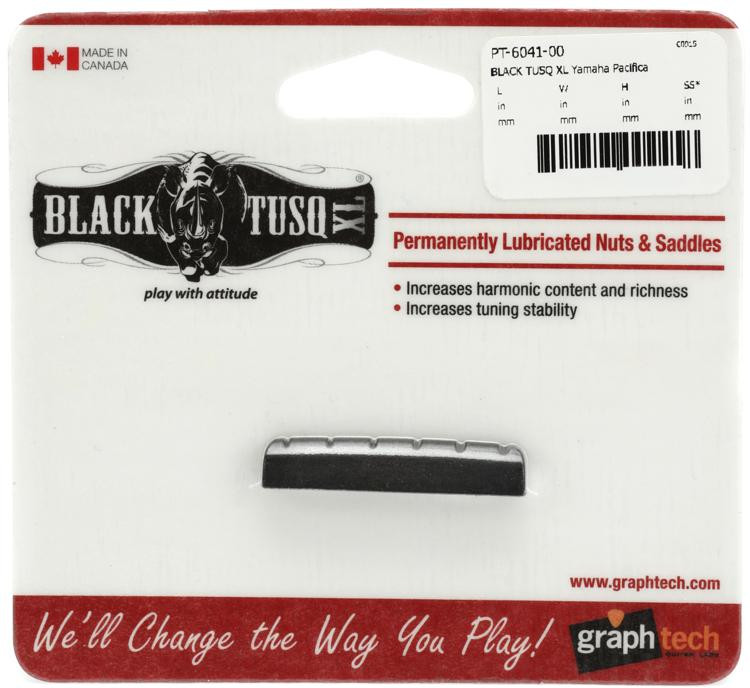 Graph Tech PT-6041-00 Black TUSQ XL Yamaha Pacifica-style Slotted ...