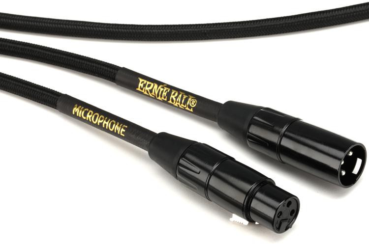 Ernie Ball P06390 Braided Microphone Cable - 5-foot | Sweetwater