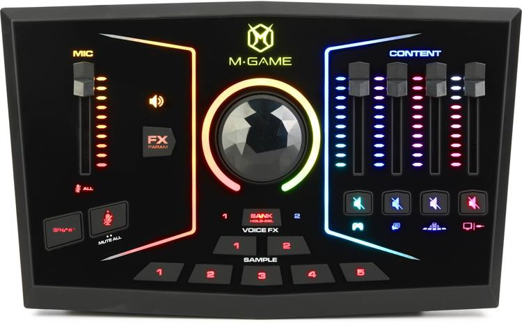 M-Game RGB Dual Streaming Mixer | Sweetwater
