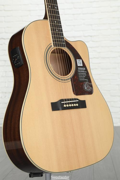 Epiphone AJ-220SCE - Natural | Sweetwater