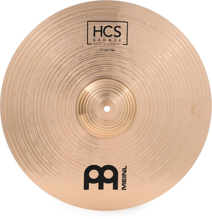 Meinl Cymbals 18 inch HCS Bronze Crash Ride Cymbal | Sweetwater