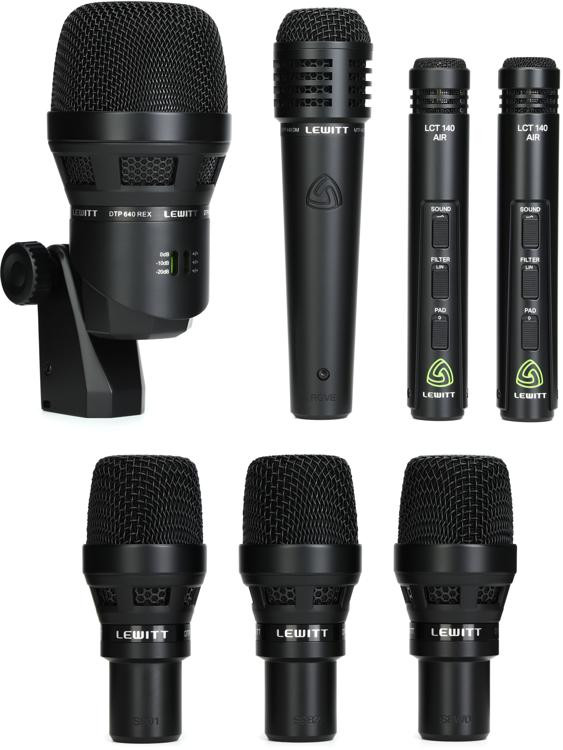 Lewitt Beatkit Pro 7-piece Drum Mic Kit | Sweetwater