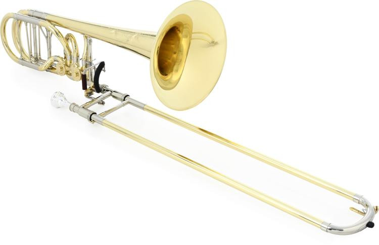 S.E. Shires Q36YR Q Series Bass Trombone - Clear Lacquer | Sweetwater