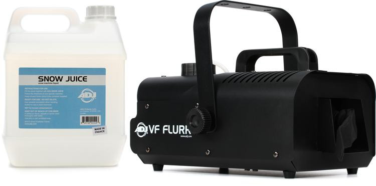 ADJ VF Flurry Pak Snow Machine and 1 Gallon Snow Fluid | Sweetwater
