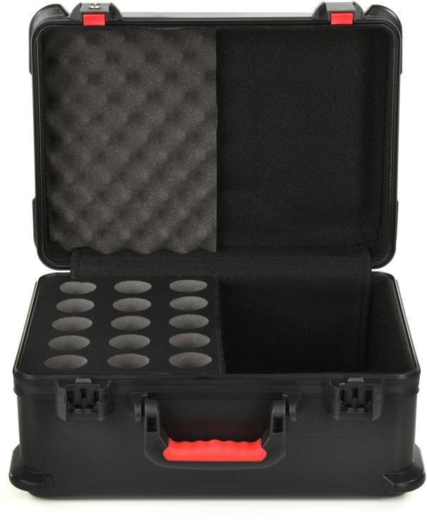 Gator GTSA-MIC15 ATA Molded 15 Microphone Case | Sweetwater