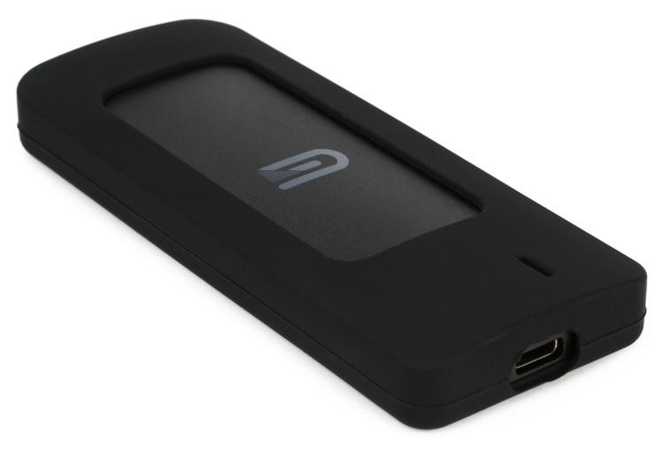 Glyph Atom SSD 250GB USB-C Portable Solid State Drive, Black | Sweetwater