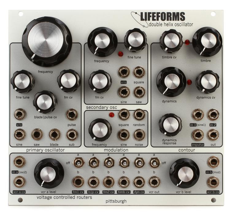 Pittsburgh Modular Lifeforms Double Helix Eurorack Complex Oscillator Module | Sweetwater