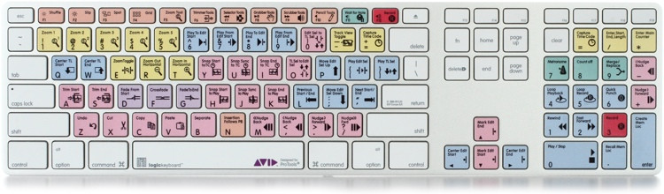 LogicKeyboard Advance Line Mac Keyboard - Avid Pro Tools | Sweetwater