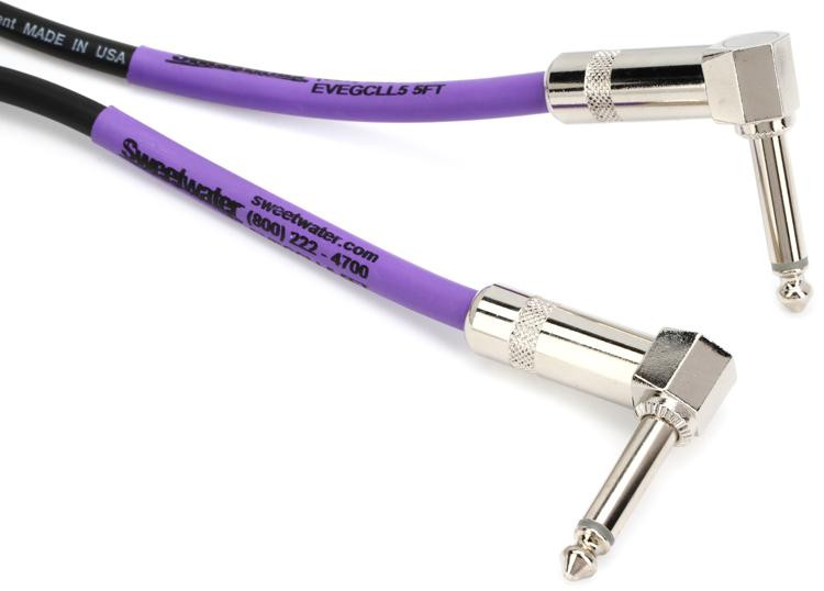 Pro Co EVEGCLL05 Angle to Angle Instrument Patch Cable w/ Evolution ...