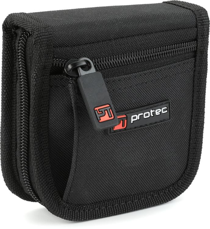 Protec A220ZIP Small Brass Double Mouthpiece Pouch with Zipper | Sweetwater