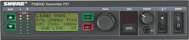 Shure P9T - L6 Band, 656 - 692MHz | Sweetwater