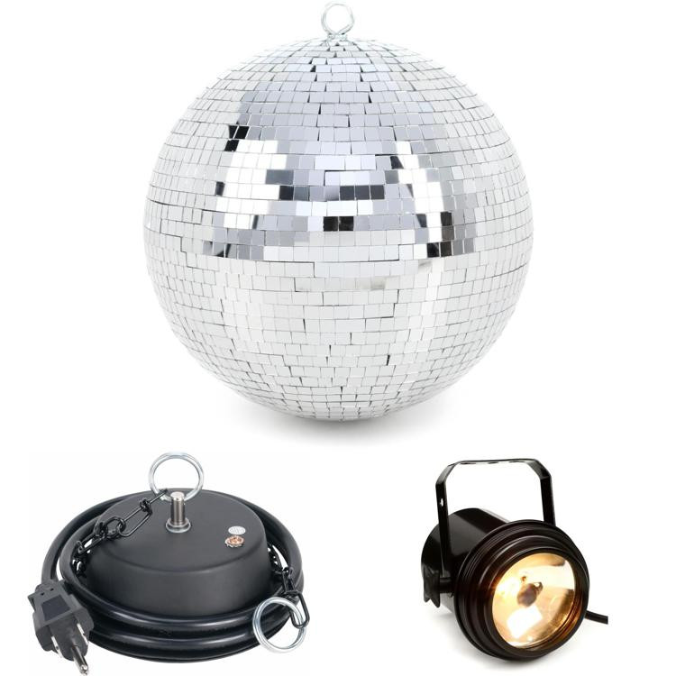 ADJ M-1212 12-inch Mirror Ball Package with Motor and Pinspot | Sweetwater