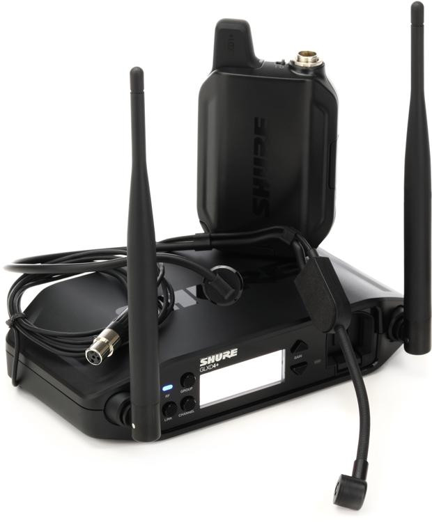 Shure GLXD14+ Digital Wireless Headset System with PGA31 Microphone | Sweetwater