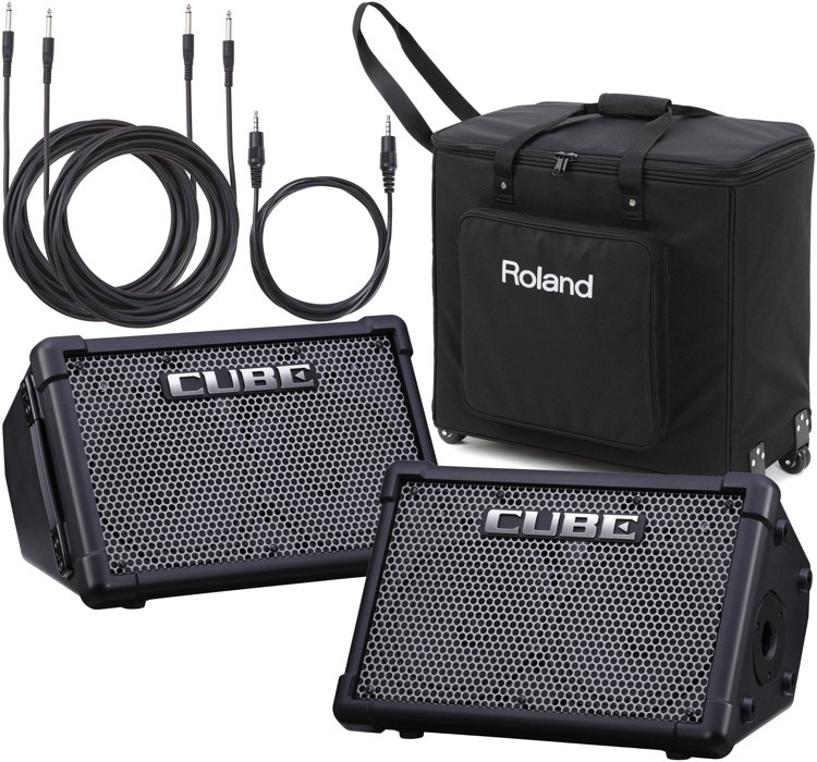 Roland CUBE Street EX PA Pack - Battery Powered Stereo PA Reviews ...