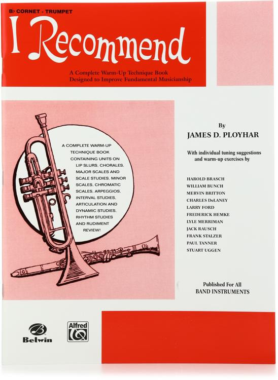 Alfred Music I Recommend Band Method Book - B-flat Cornet (Trumpet ...