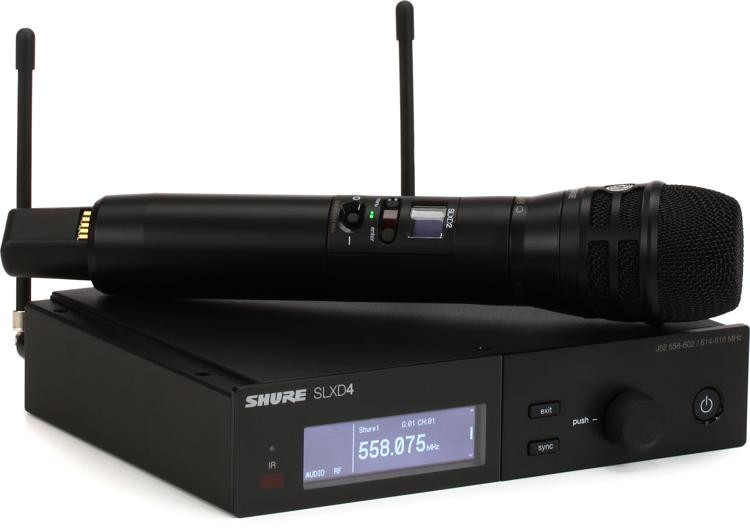 Shure SLXD24/K8B Digital Wireless Handheld Microphone System - J52 Band | Sweetwater