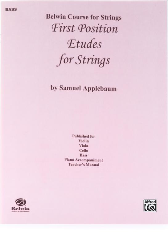Alfred Music First Position Etudes for Strings - Double Bass | Sweetwater