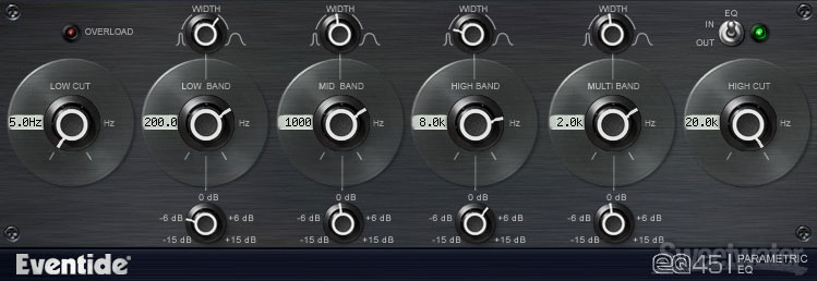 Eventide EQ65/EQ45 Plug-In Bundle for Pro Tools TDM | Sweetwater