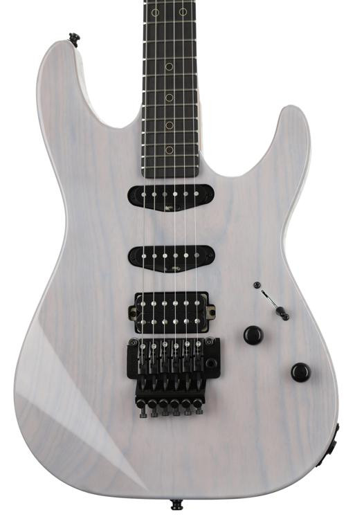 Schecter Sunset Custom Masterworks - Trans White | Sweetwater
