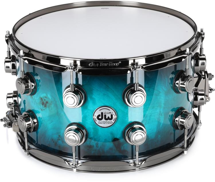 DW Collector's Series Exotic Snare Drum - 8 x 14 inch - Regal Black ...
