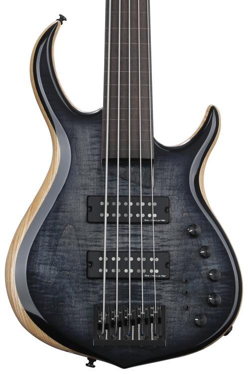Sire Marcus Miller M7 5-string Fretless Bass Guitar - Transparent Black ...