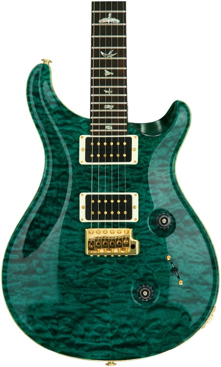 PRS Custom 24 Artist Package - Turquoise, Pattern Thin | Sweetwater