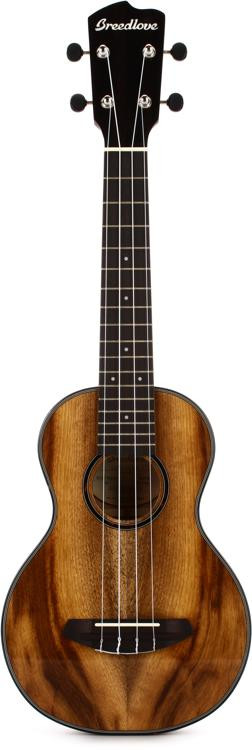 Breedlove Lu'au Concert Ukulele - Natural Myrtlewood | Sweetwater