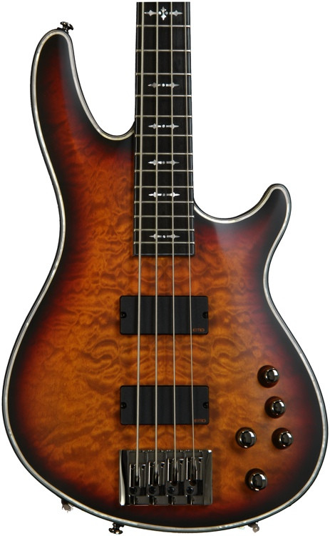 Schecter Hellraiser Extreme-4 - 3-Tone Satin Sunburst | Sweetwater