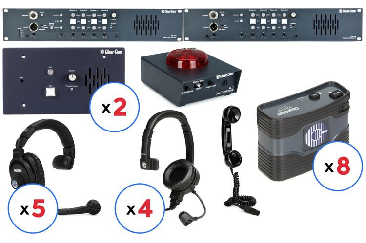 Clear-Com Encore Analog Partyline Intercom - Complete System | Sweetwater