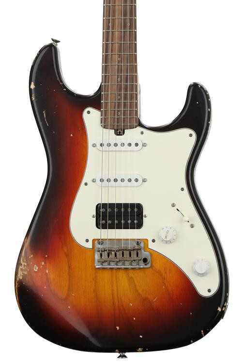 Friedman Vintage-S HSS Electric Guitar - 3-Tone Burst with Rosewood ...