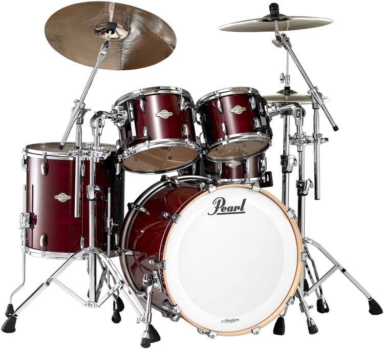 Pearl Master MCX 4 piece Shell Pack - Wine Red | Sweetwater