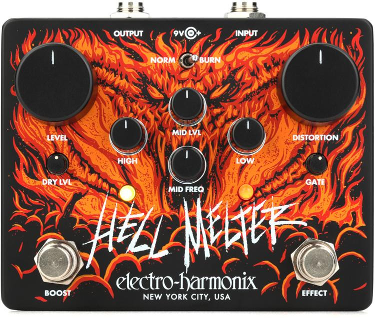 Electro-Harmonix Hell Melter Distortion Pedal | Sweetwater