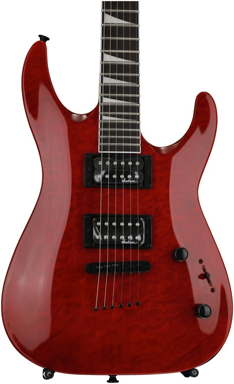 Jackson JS32TQ Dinky - Transparent Red | Sweetwater