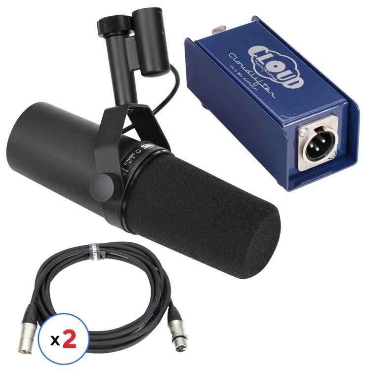 Shure SM7B Dynamic Microphone and CL-1 Cloudlifter Bundle | Sweetwater