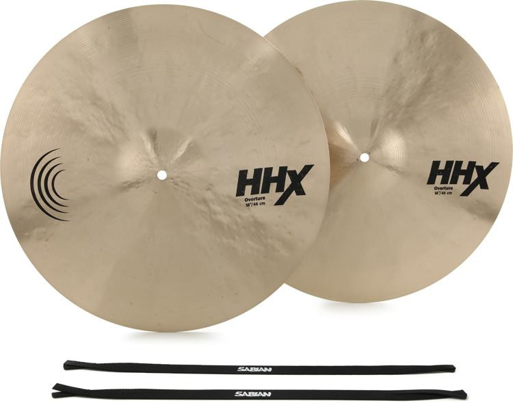 Sabian HHX Overature Hand Cymbals - 18-inch | Sweetwater
