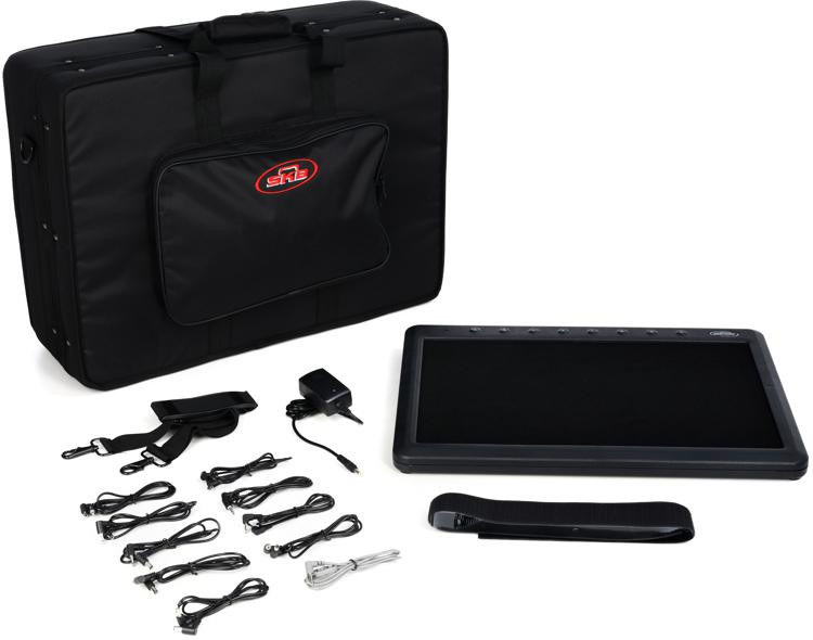 SKB 1SKB-PS-8PRO 8-Port Pedalboard with Carry Case | Sweetwater