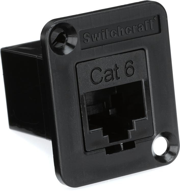 Switchcraft RJ45 CAT 6 Connector - RCA Panel-mount | Sweetwater