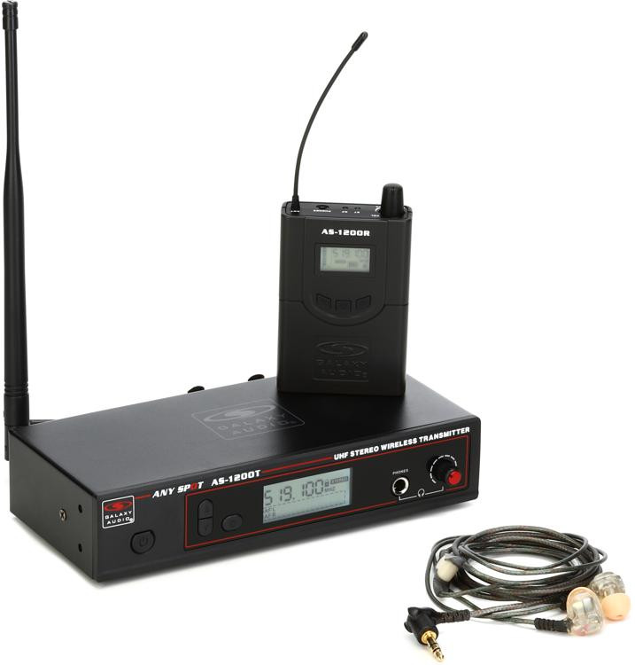 Galaxy Audio AS-1210N Wireless In-ear Personal Monitor System - N Band ...