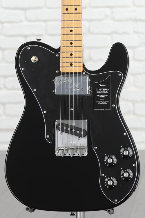 Fender Vintera '70s Telecaster Custom - Black with Maple Fingerboard ...