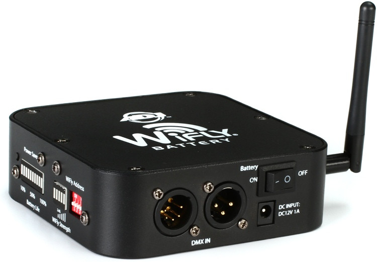 ADJ WiFly Battery Wireless DMX Transmitter/Receiver | Sweetwater