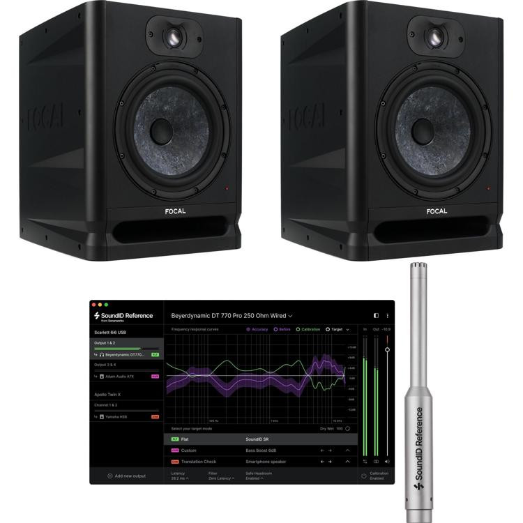Focal Alpha 80 Evo 8-inch Powered Studio Monitor Pair and Calibration ...