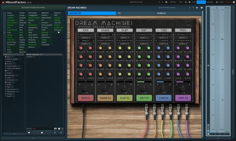 MeldaProduction DreamMachines Drum Machine Sample Library | Sweetwater